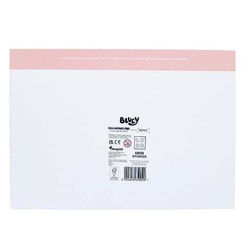 Bluey A4 Colouring Pad with Stickers | Bluey Poster Set | Bluey ...