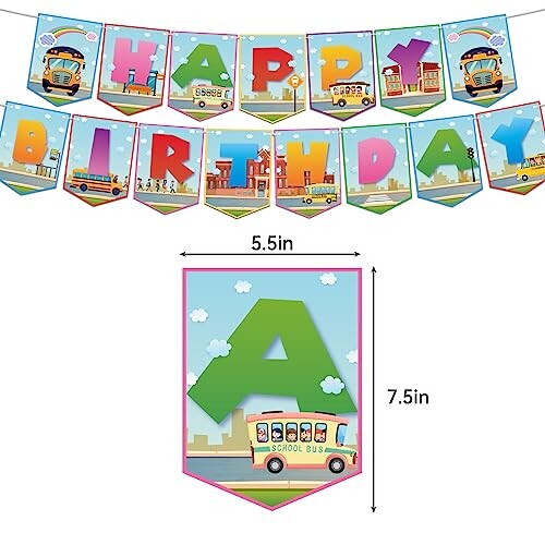 School Bus Birthday Party Supplies School Bus Party Decorations ...