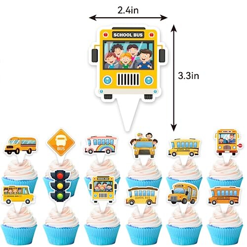 School Bus Birthday Party Supplies School Bus Party Decorations ...