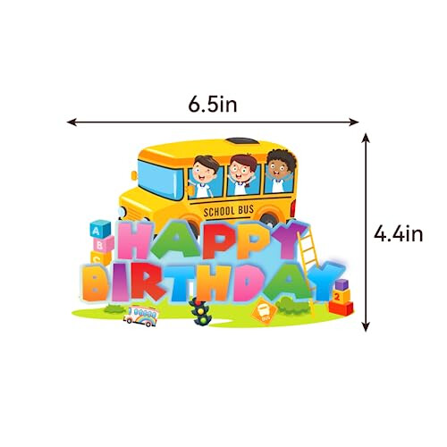 School Bus Birthday Party Supplies School Bus Party Decorations ...