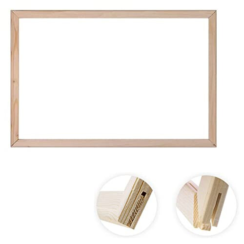 Wooden Frame Canvas Stretcher Bars 40x50 cm/16x20 inch, DIY Frames for ...