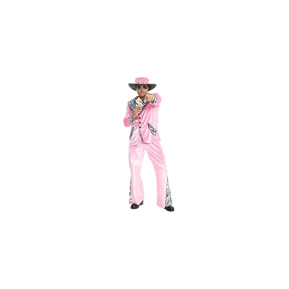 Pimp Costume Men, Pimp Outfit Fancy Dress, Mens Pimp Costume, Stag Do ...