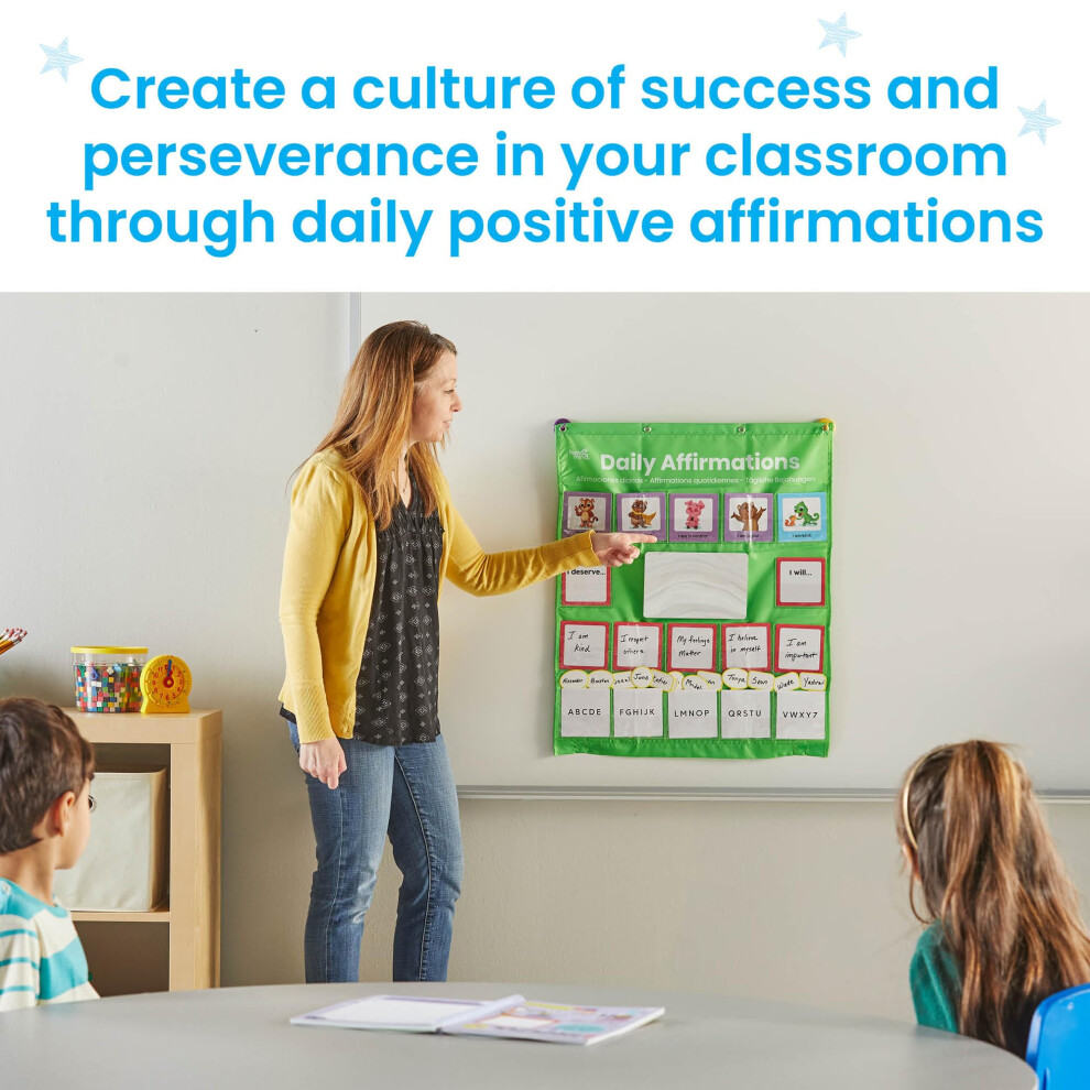 Daily Affirmations Pocket Chart, Mindful Affirmation Cards, Positive ...