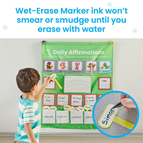 Daily Affirmations Pocket Chart, Mindful Affirmation Cards, Positive ...