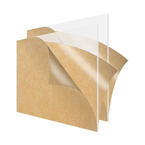 1mm Clear Acrylic Sheets A3 Clear Plastic Sheet Craft Making Sheet ...