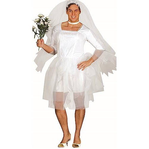 Male Bride JGA Costume for Strong Men - Wedding Dress Stag Night ...