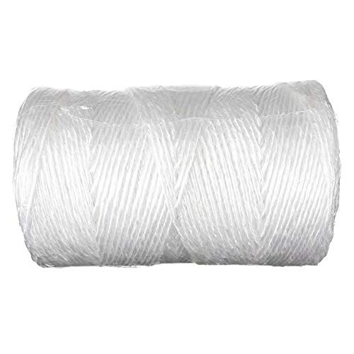 1,000 Foot White Poly Twine Tube - Polypropylene Packaging Twine ...