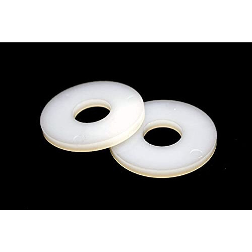 TERF M20 White Nylon Penny Washer Size M20 / 20mm ID (Hole) X 60mm OD X 4mm Thickness White ...