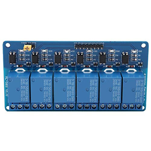 6 Channel Relay Module, Low Level Trigger Relay Module With Optocoupler ...