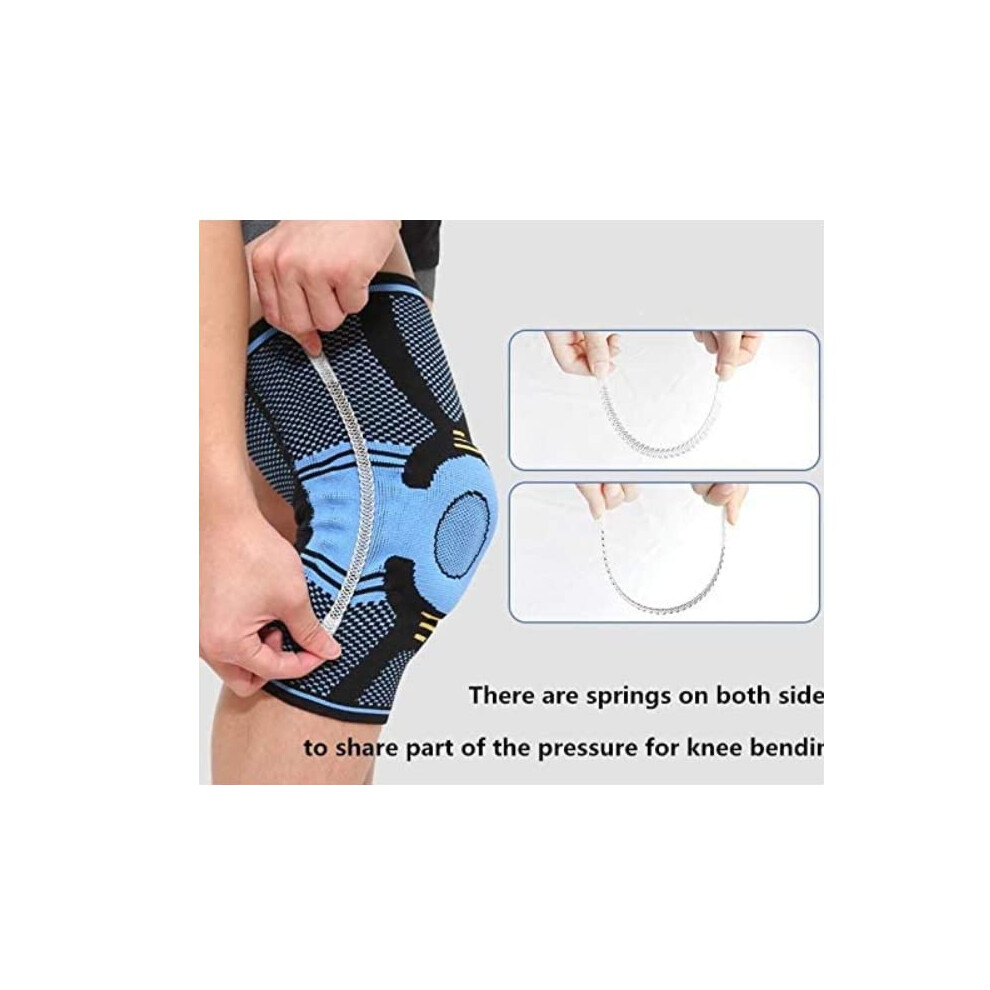 Ultra Ergonomic Tri-Weave Neoprene Padded Knee Compression Support ...