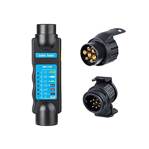 7 Pin Trailer Plug Socket Tester, 12V 7 Pin Trailer Light Connector ...