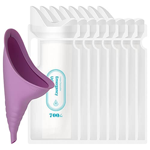 Female Urination Device, Disposable Urine Bags and Urinal Funnel for ...