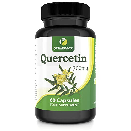Quercetin 700mg Capsules Not Tablets High Strength Naturally High in ...