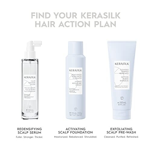 KERASILK Redensifying Shampoo | Laat Haar Volumineuzer & Dikker Voelen ...