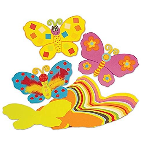 Springboard Jumbo Paper Butterfly Shapes for Classroom Display - Precut ...