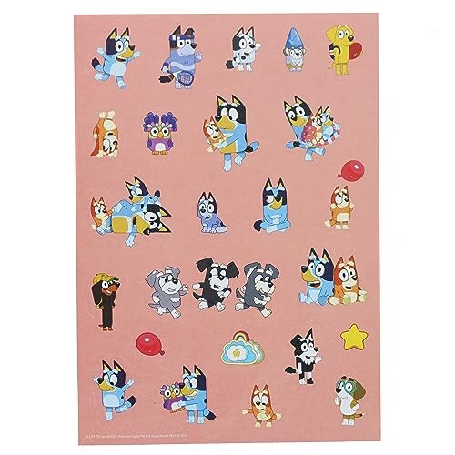 Bluey Stick & Stamp Set | Bluey Colouring Set | Bluey Stationary Sets ...