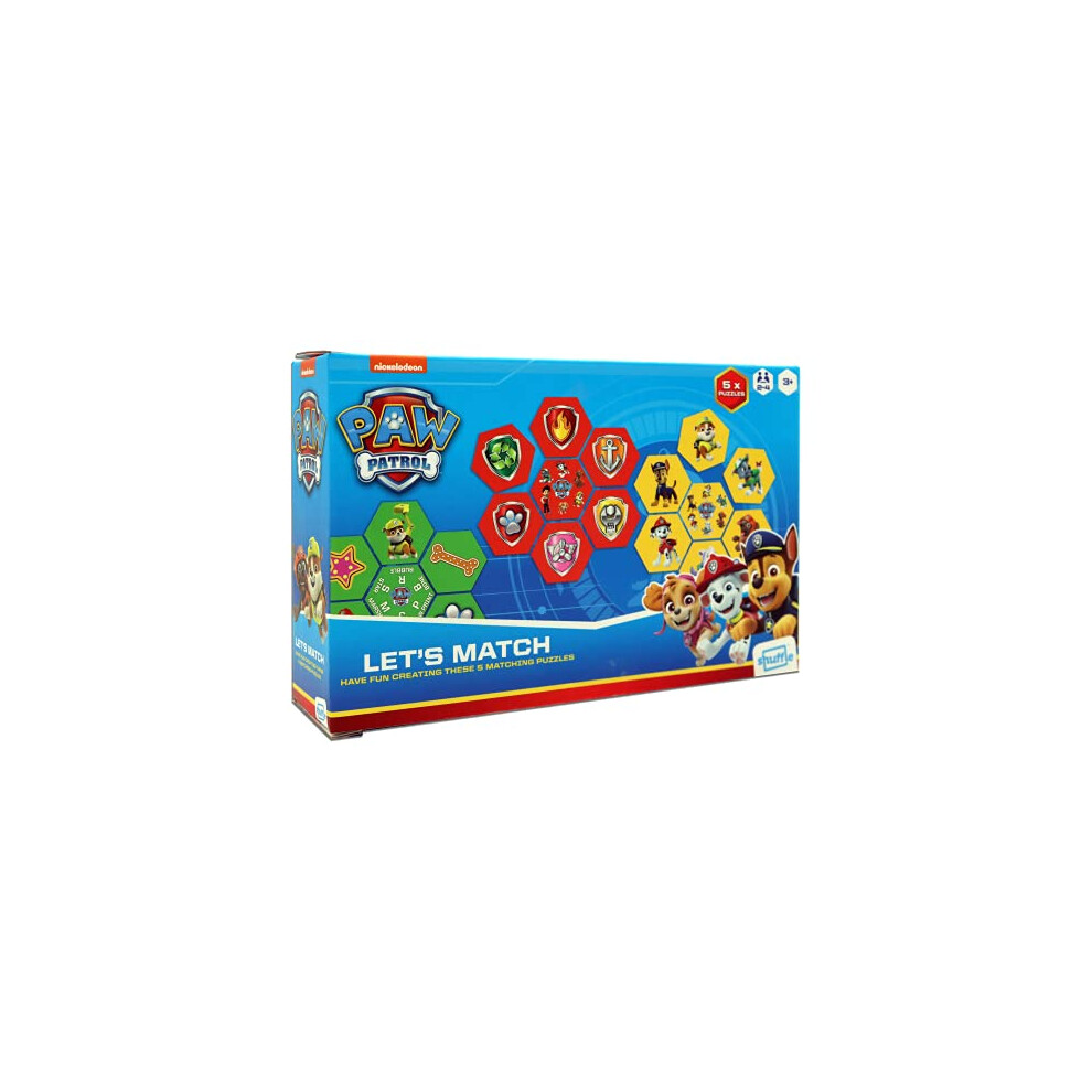 Paw Patrol - Official Let's Match Puzzle Game, Have Fun Creating These ...