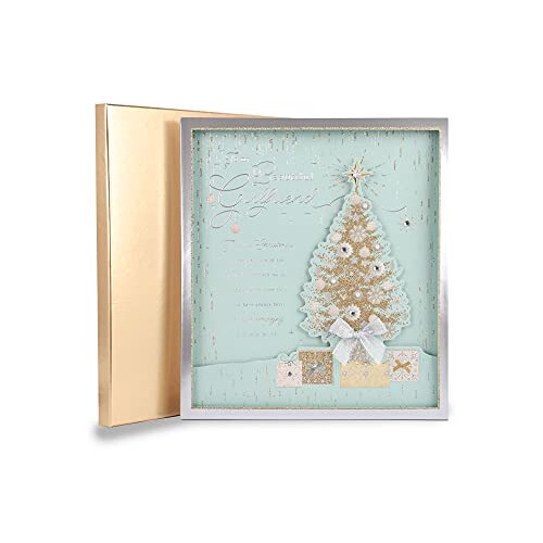 Clintons: Girlfriend Decorative Christmas Tree Christmas Boxed Card ...