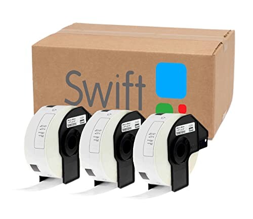 5 x Compatible DK-11201 29mm x 90mm White Thermal Standard Address ...