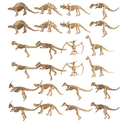 24 Packs Dinosaur Skeleton Dinosaur Fossils Assorted Dinosaur Fossil ...