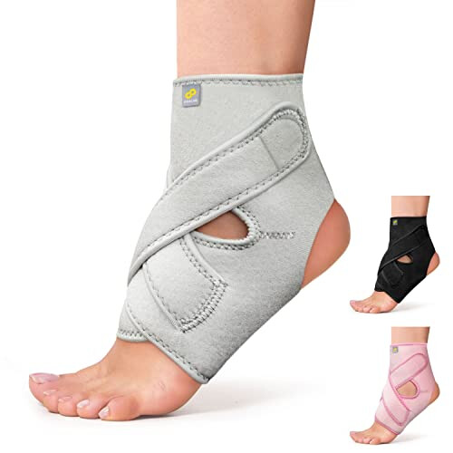 FS10 Ankle Support, Open-Heel Ankle Brace with Adjustable Straps – for ...
