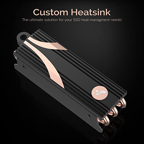 SSD M.2 NVMe Heatsink with built-in screw, Aluminum m2 heatsink with ...