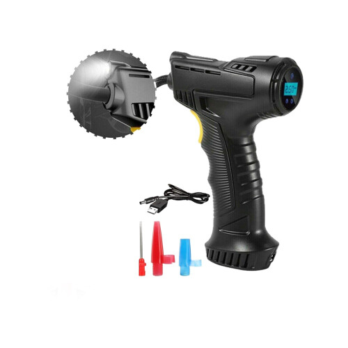 Cordless Rechargeable Digital Car Tyre Inflator Tire Air Compressor ...