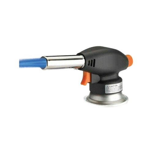 FIRE BLOW TORCH HEAD BUTANE FLAME THROWER BURNER WELDING AUTO IGNITION ...