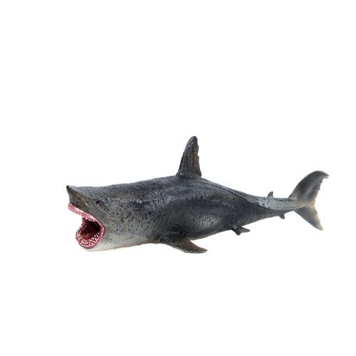 Megalodon Figure Ancient Shark Wild Animal PVC Model Toy Collector ...