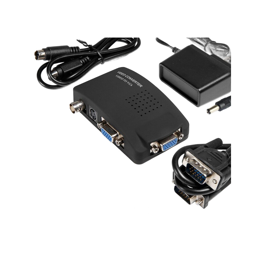 MakeTheOne CCTV Camera BNC S Video VGA to Laptop Computer PC VGA ...