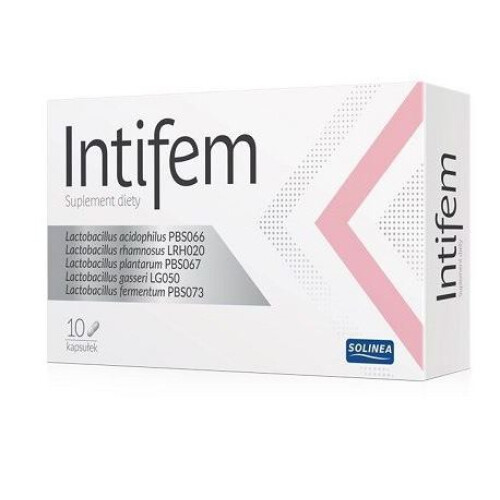 Intifem 10 kap lactic acid bacteria Vaginal microflora supplement ...