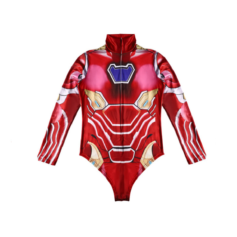 (Iron Man, XXL) Venom Amazing Swimsuit Iron Captain Cosplay Costume on ...