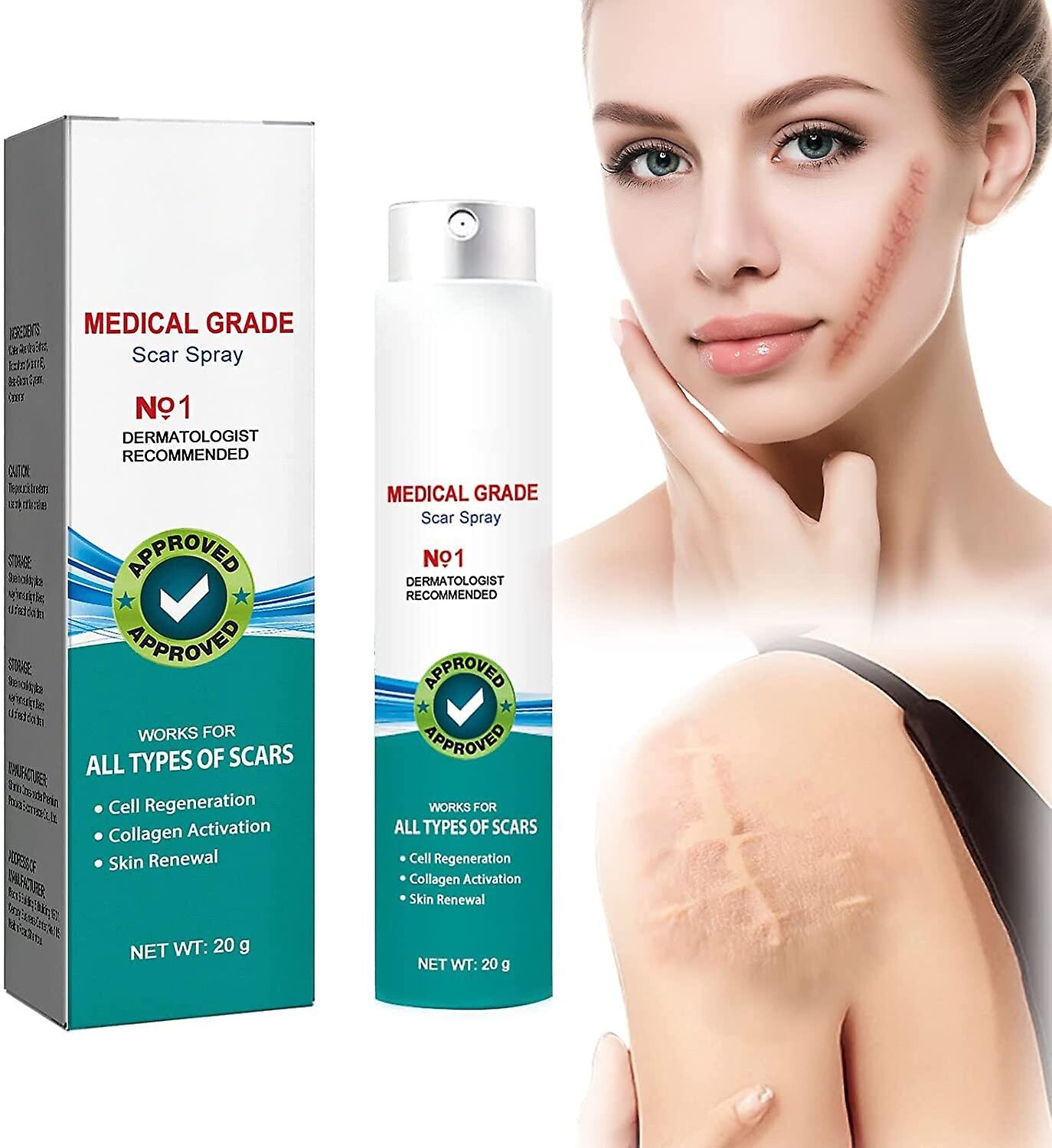 Advanced Scar Spray For All Types Of Scars - Especially Acne Scars ...