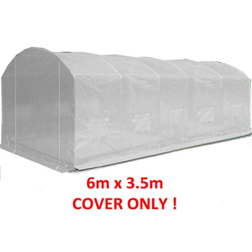 6m x 3.5m (20' x 11.5' approx) Pro Max White Polytunnel Replacement ...