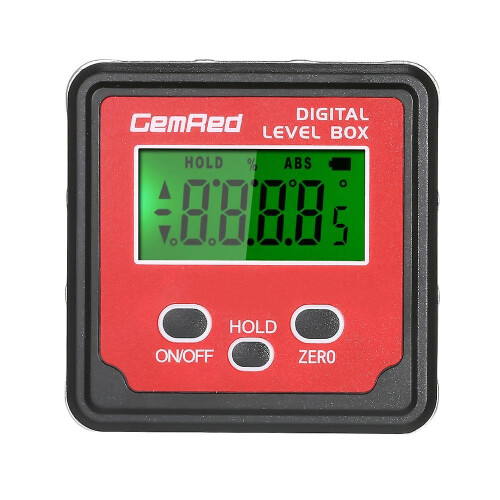 GemRed Level Box Angle Gauge Digital Angle Finder Inclinometer Level Gauge Magnetic Base on OnBuy