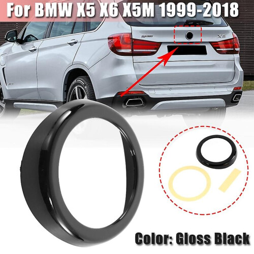 For Bmw X5 X6 X5m 1999-2018 Rear Tailgate Badge Ring Logo Frame Cover ...