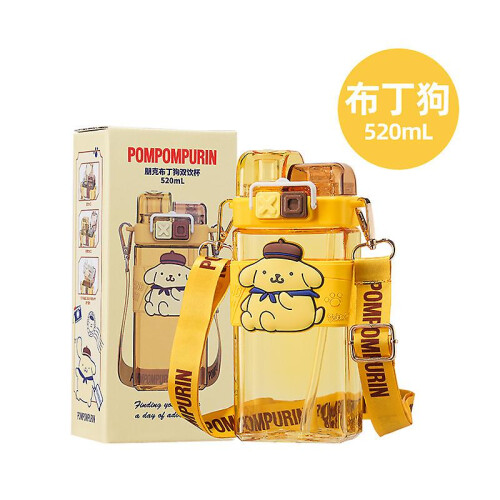 (Pompom Purin-520ml) Jinzhaolai 520/650ml Kawaii Sanrios Mymelody ...