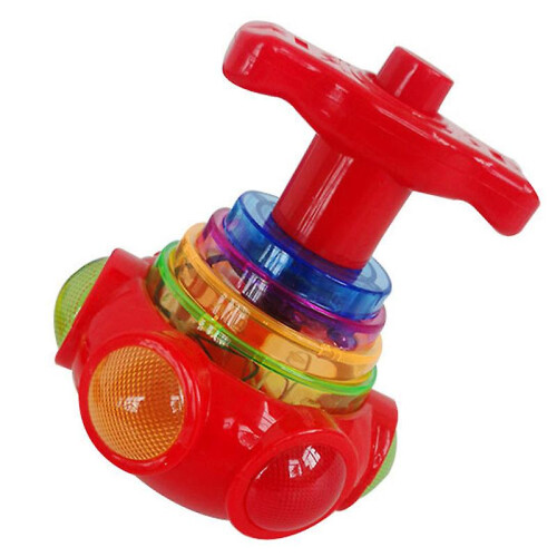New Light Up Flashing Spinning Top With Music, Led Flashing Ufo ...