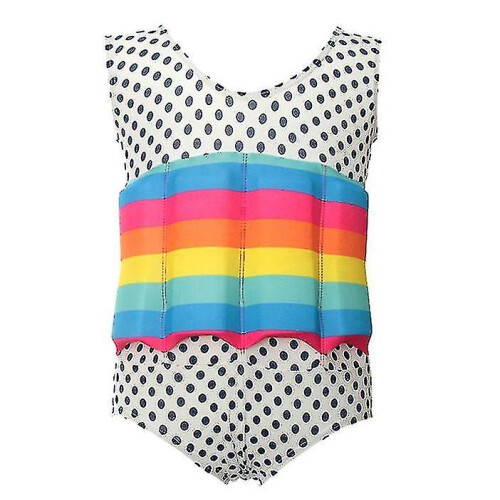 (Rainbow, L) Floating Buoyancy Swimsuits One Piece Float Suit Swimwear ...