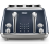De'Longhi CTOC4003.BL Icona Capitals 4-Slice Toaster with Defrost ...
