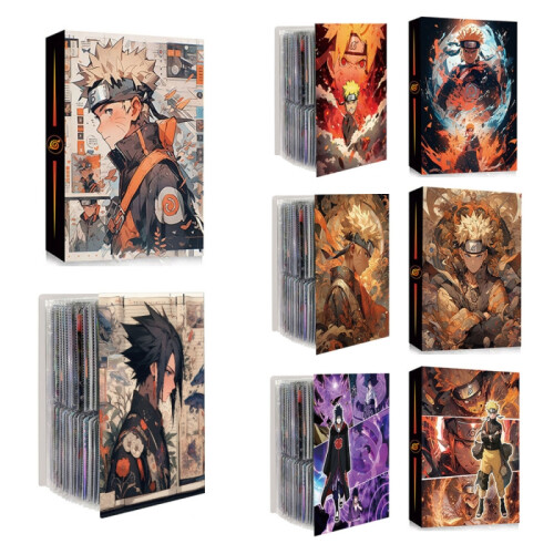 (HYRZ-6) 240PCS NARUTO Card Album Map Letter Folder Binder Notebook ...