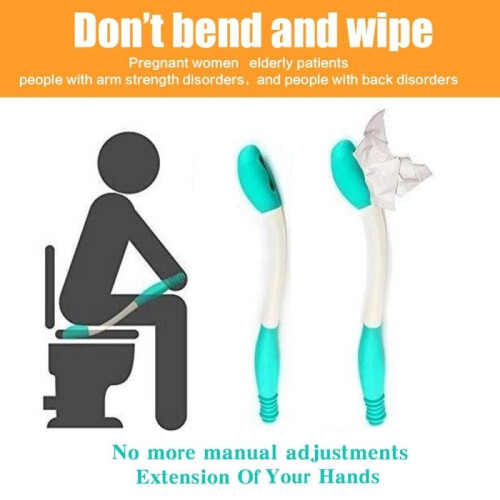 Toilet Aids Wiping Long Reach Ergonomic Toilet Aids Tools Flexible ...