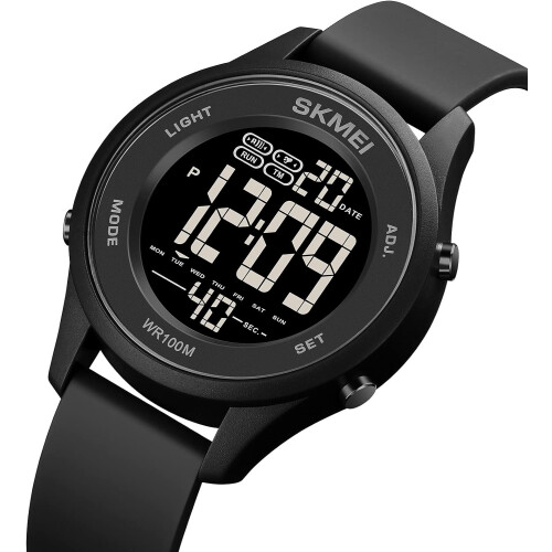 VEANXIN Students Simple Digital Watch 100M Waterproof with Silicone ...