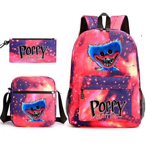 (Only satchel, Type 8) 3 Pcs Set Anime Game 3d Poppy Playtime Monster ...
