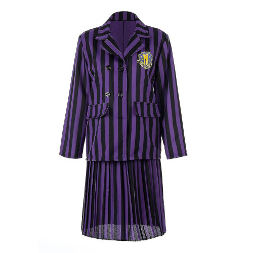 (Adult, S) Wednesday Costume Enid Sinclair Dress Nevermore Academy ...
