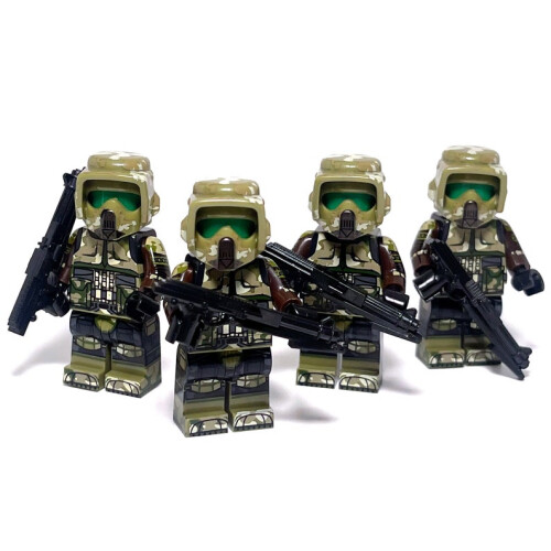 (4x 41st Kashyyyk Recon Force ARF Troopers) ARF Trooper Minifigures ...