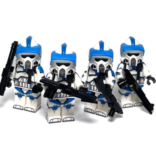 (4x 501st ARF Troopers) ARF Trooper Minifigures Clone Star Wars Custom ...