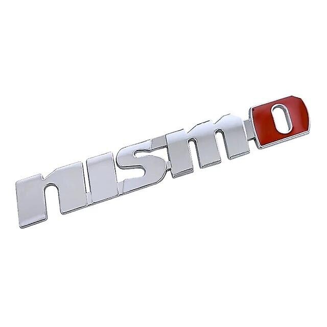 (Chrome Red) 3d Metal Nismo Badge Logo Letters Car Trunk Emblem Decal ...