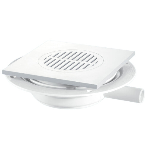 McAlpine USG1T6WH Untrapped Gully with 22mm Horizontal Plain Outlet ...