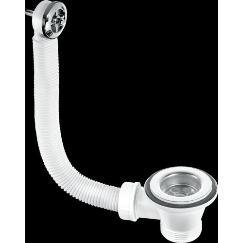 McAlpine 1.25" Combined Waste & Overflow For Vanity Basin (Nut & Bolt ...